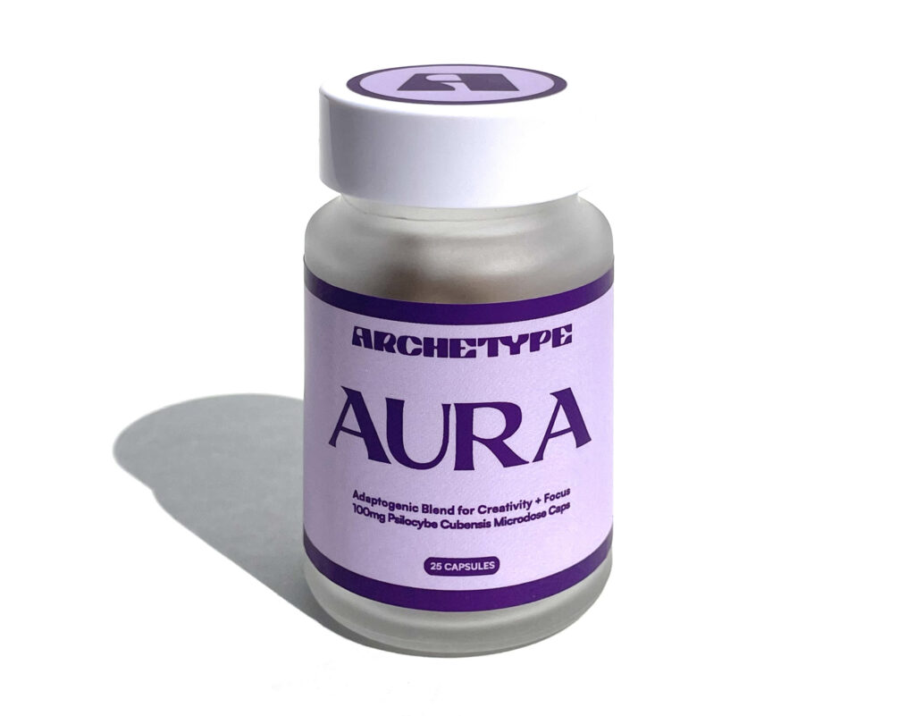 Buy Archetype Aura Microdose Mushroom Capsules Bottle Of 25 Online